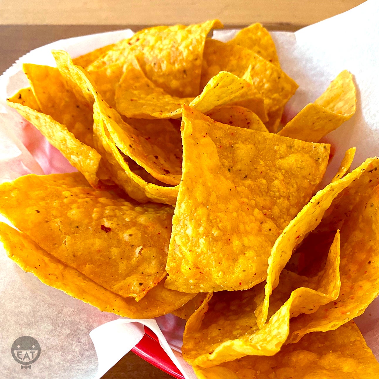 Housemade Tortilla Chips | MOGO Korean Fusion Tacos